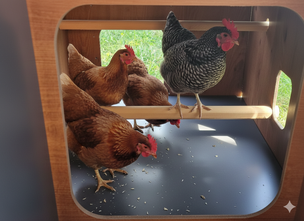 Pollaio per allevare fino a 10 galline ovaiole / ornamentali POLLY ...